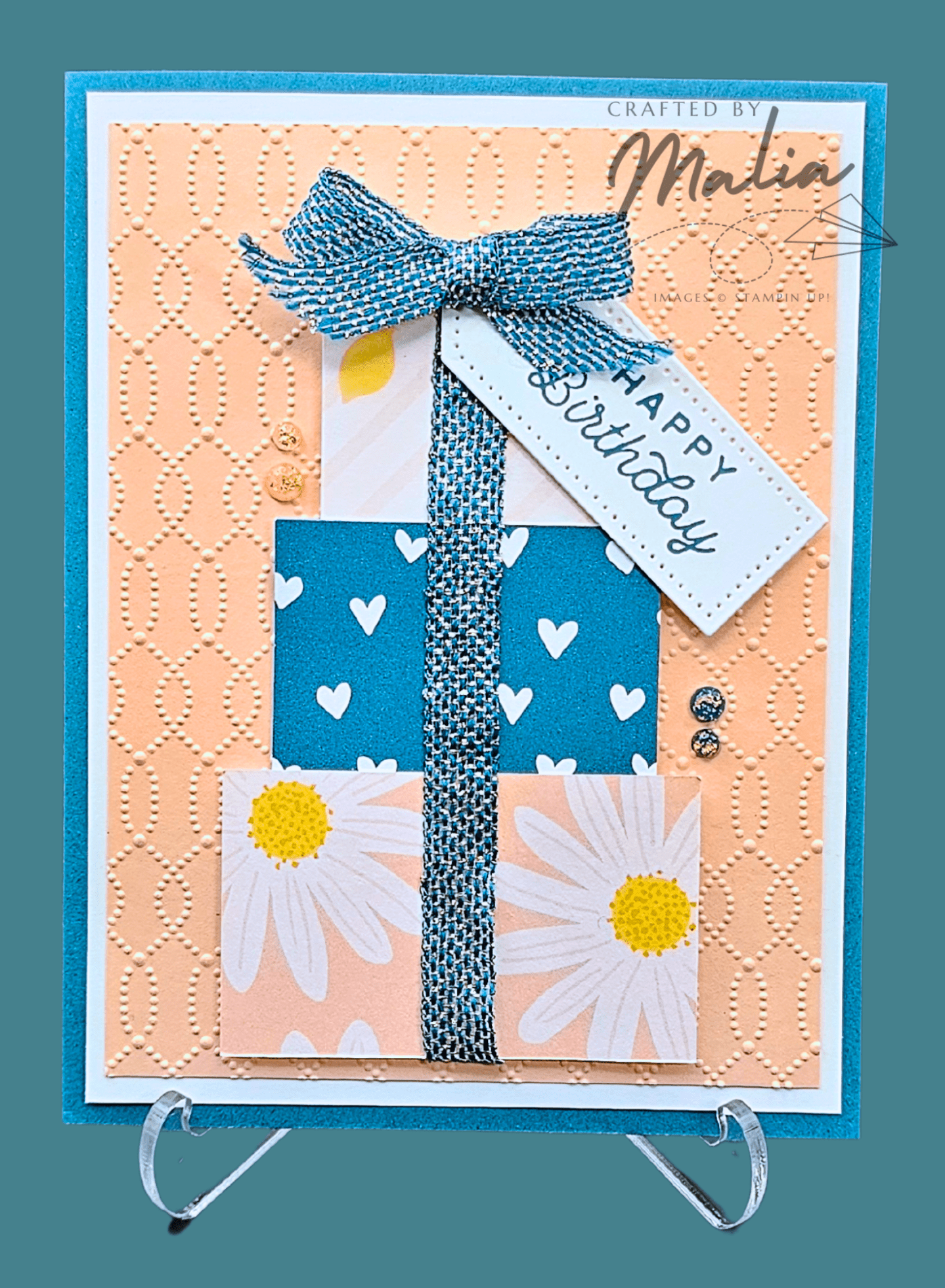 Delightfully Eclectic Birthday Card – Crafted by Malia