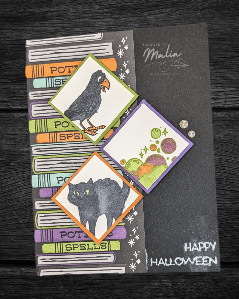Potions & Spells Diamond Card – Crafted by Malia